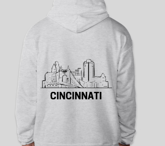 513 Cincinnati Skyline Hoodie! – The Blue and Gold Store